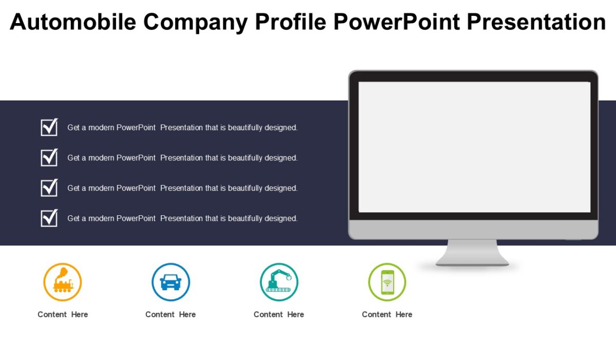 Automobile Company Profile PowerPoint Presentation : 100% Editable PPTx