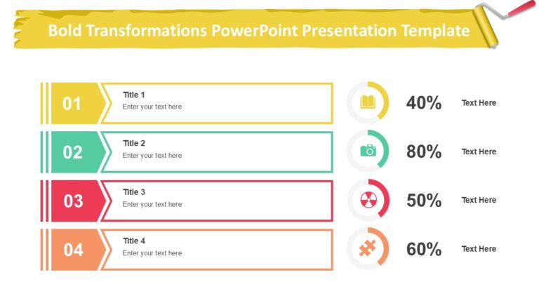 Bold Transformations Powerpoint Presentation Template Pptuniverse