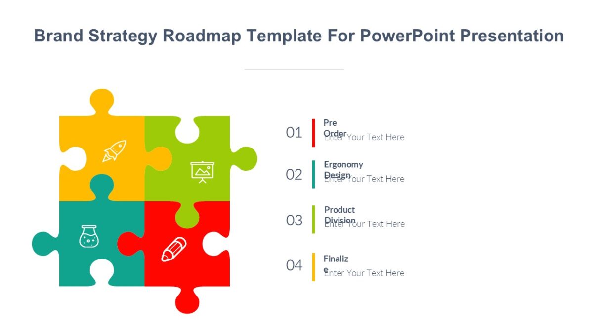 Brand Strategy Roadmap Template For PowerPoint Presentation : 100% ...