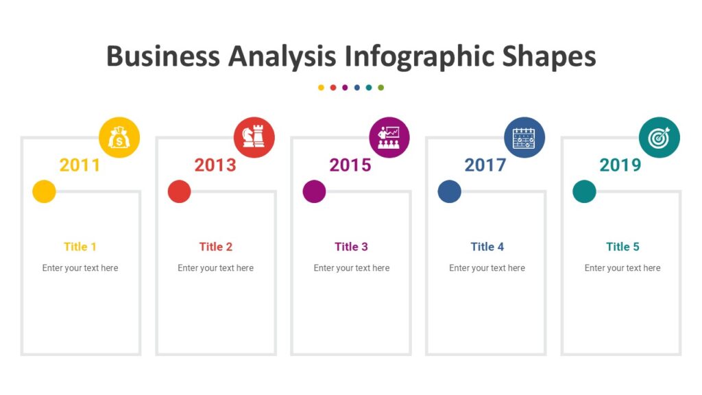 Business Analysis Infographic Shapes : 100% Editable PPTx