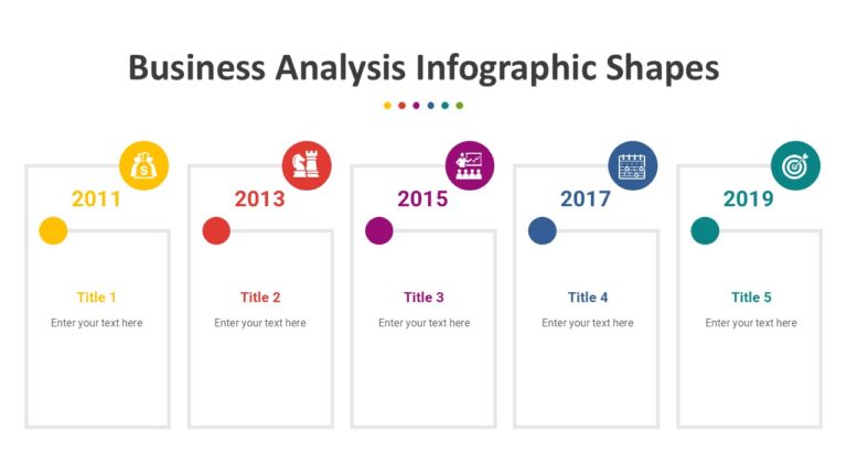 Business Analysis Infographic Shapes : 100% Editable PPTx