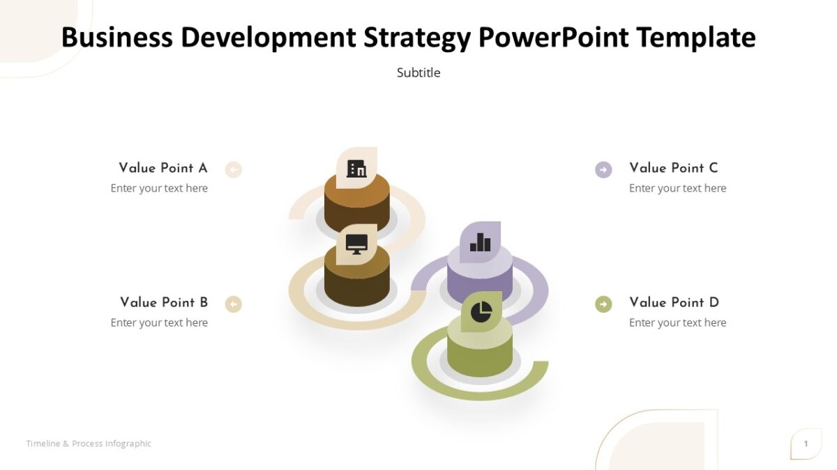 Business Development Strategy PowerPoint Template : 100% Editable PPTx