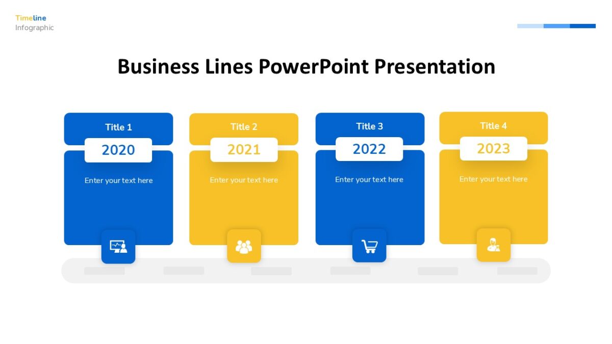 Business Lines PowerPoint Presentation : 100% Editable PPTx