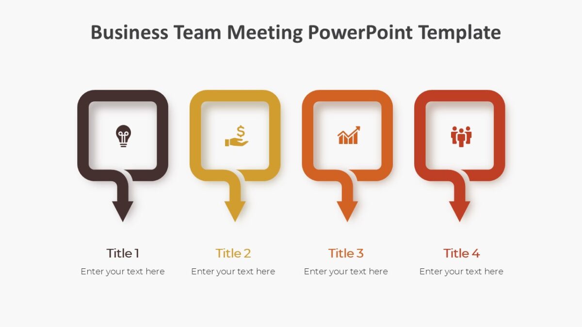 Business Team Meeting PowerPoint Template - PPTUniverse