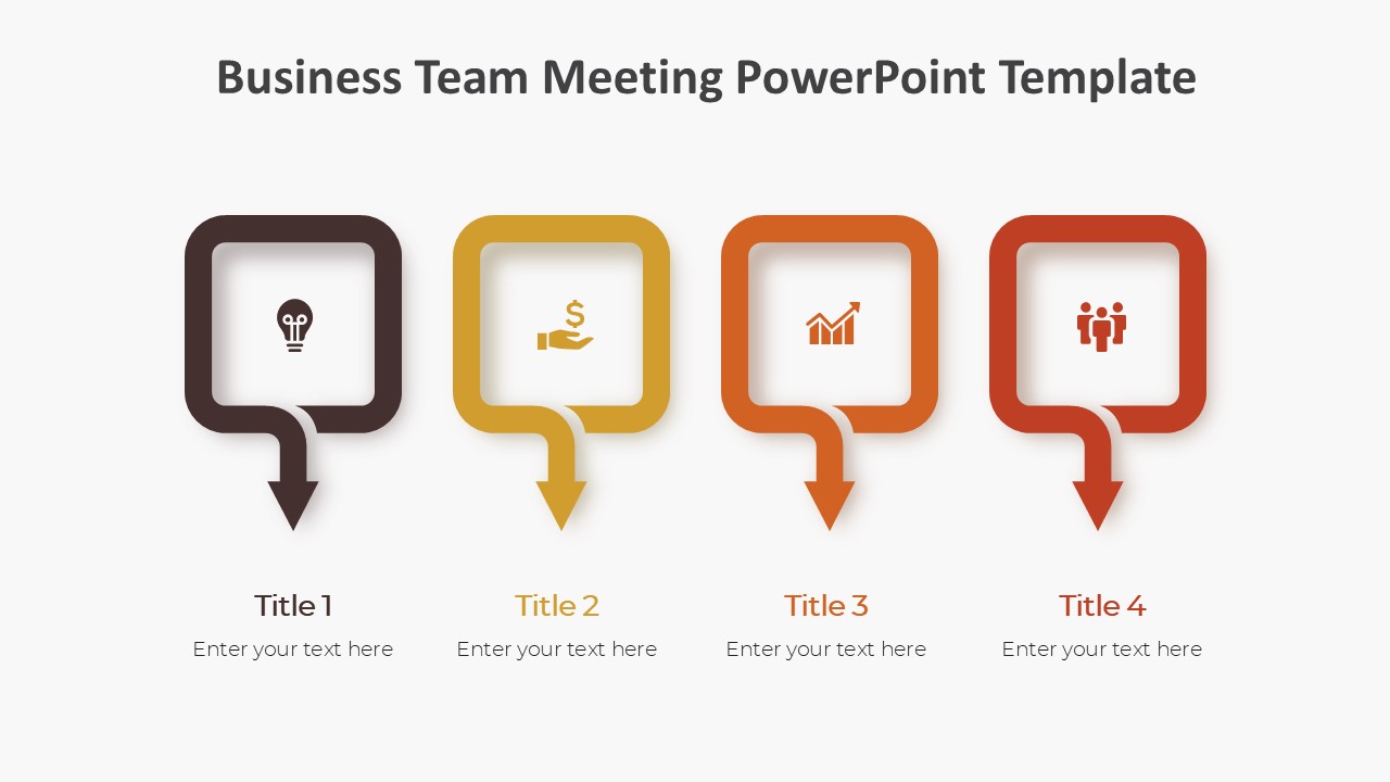Business Team Meeting PowerPoint Template - PPTUniverse