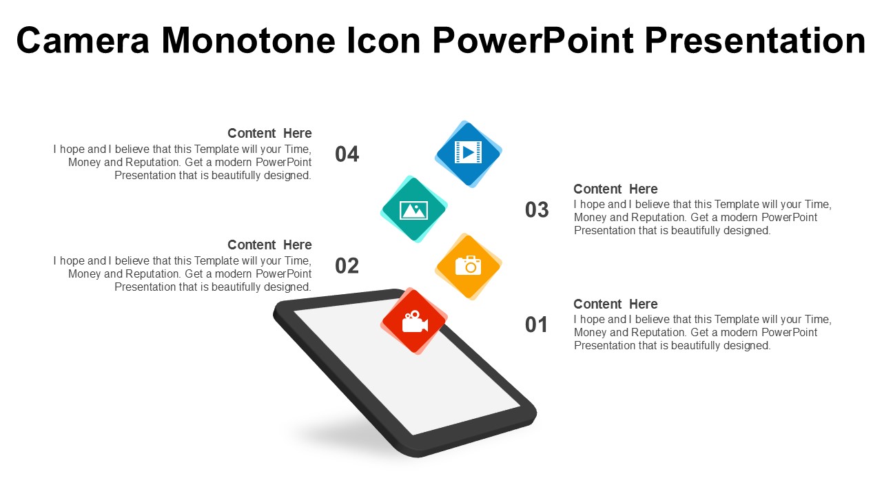 Camera Monotone Icon PowerPoint Presentation - PPTUniverse Camera Monotone Icon PowerPoint Presentation - PPTUniverse