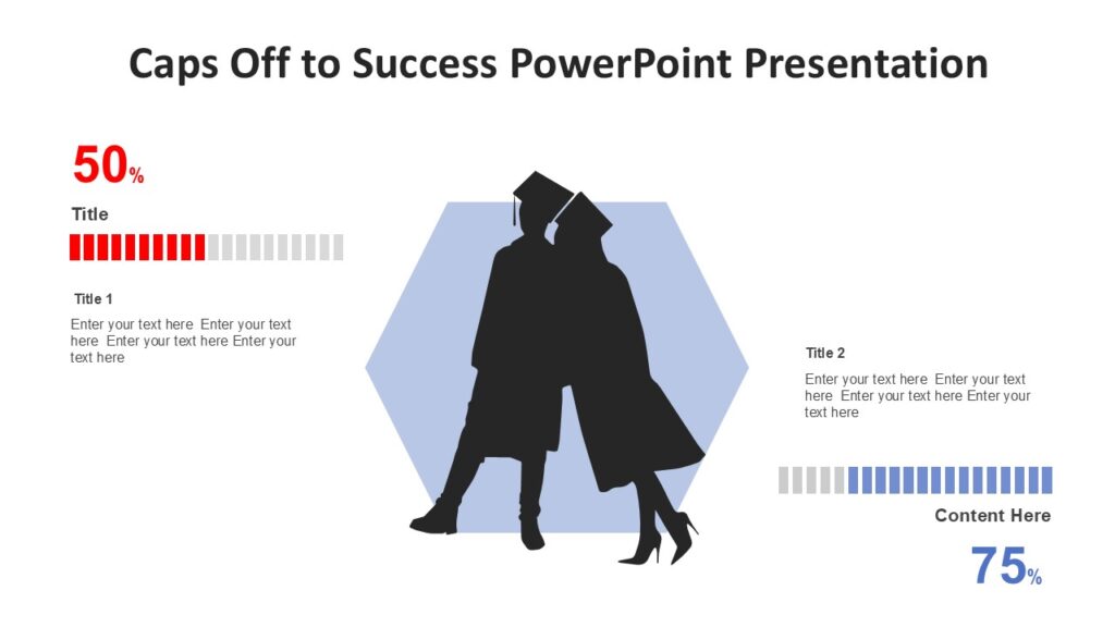 Caps Off to Success PowerPoint Presentation - PPTUniverse