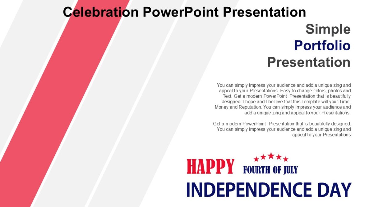 Celebration PowerPoint Presentation - PPTUniverse