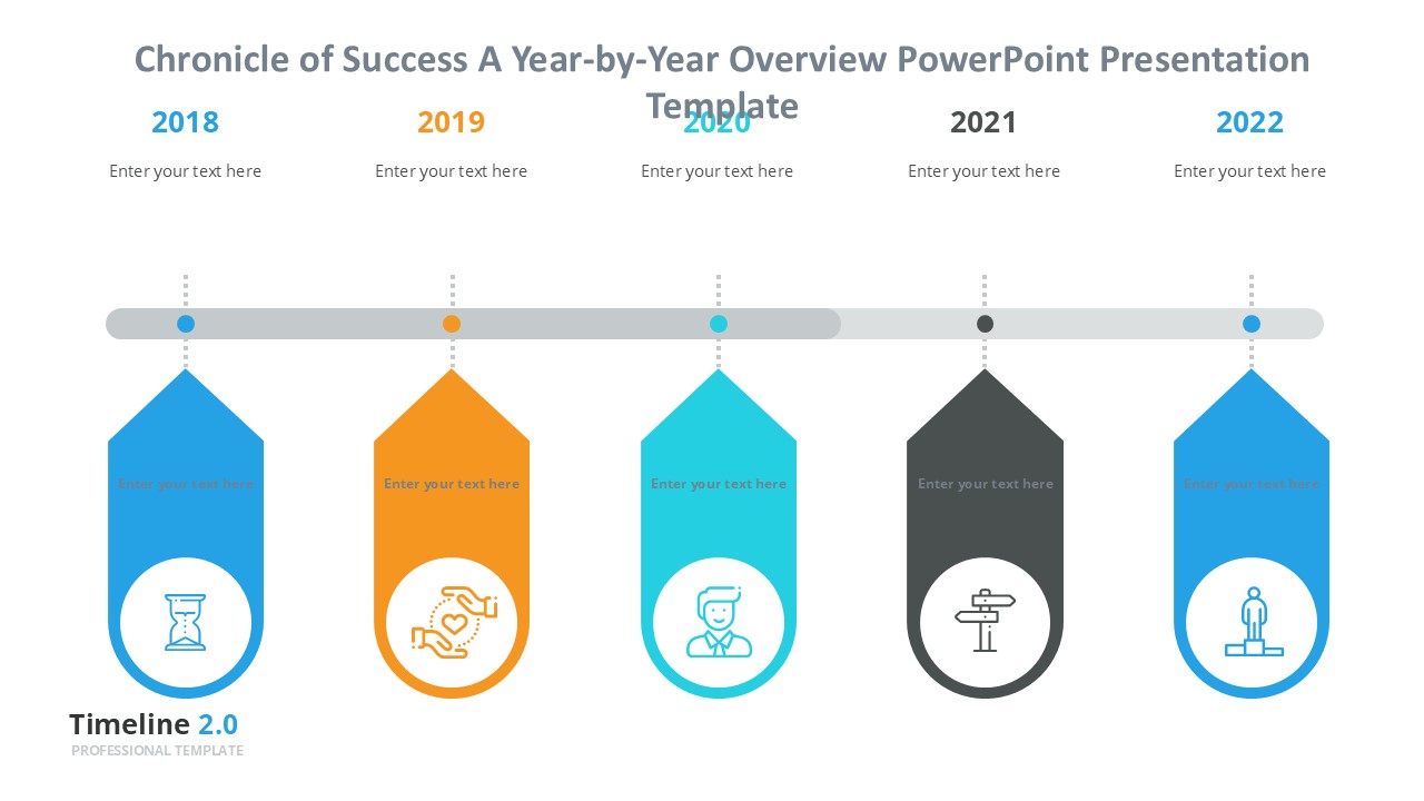 Chronicle of Success A Year-by-Year Overview PowerPoint Presentation ...