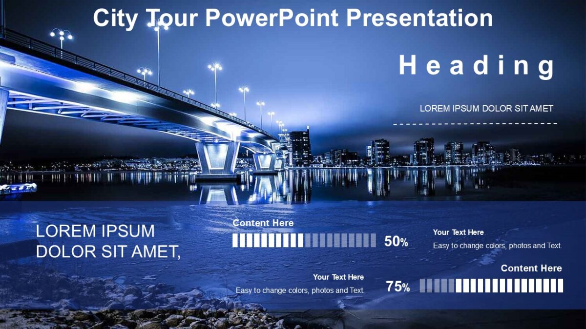 City Tour PowerPoint Presentation - PPTUniverse