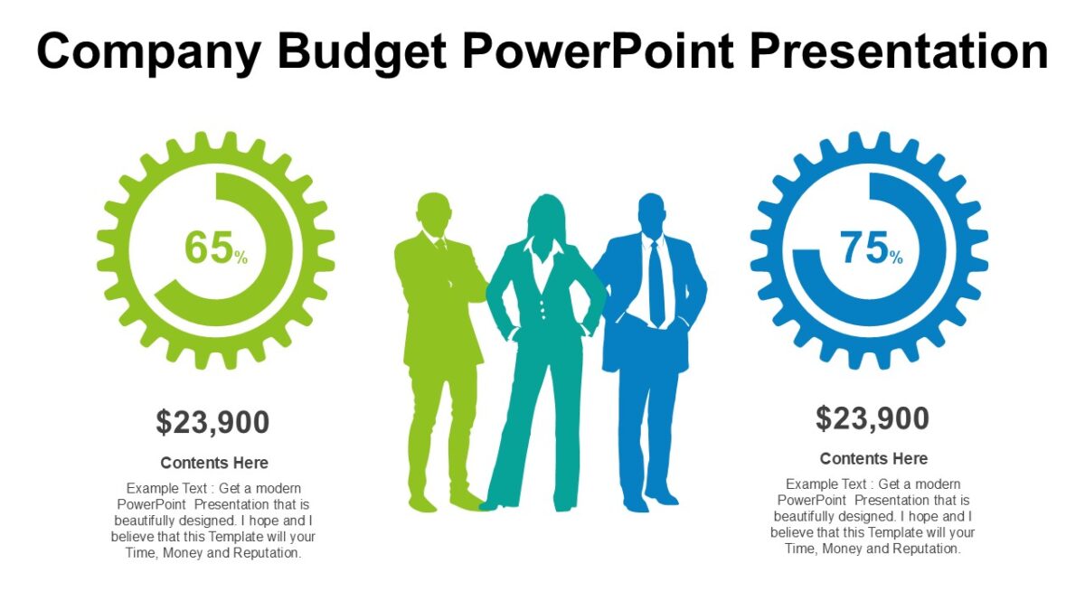 Company Budget PowerPoint Presentation : 100% Editable PPTx