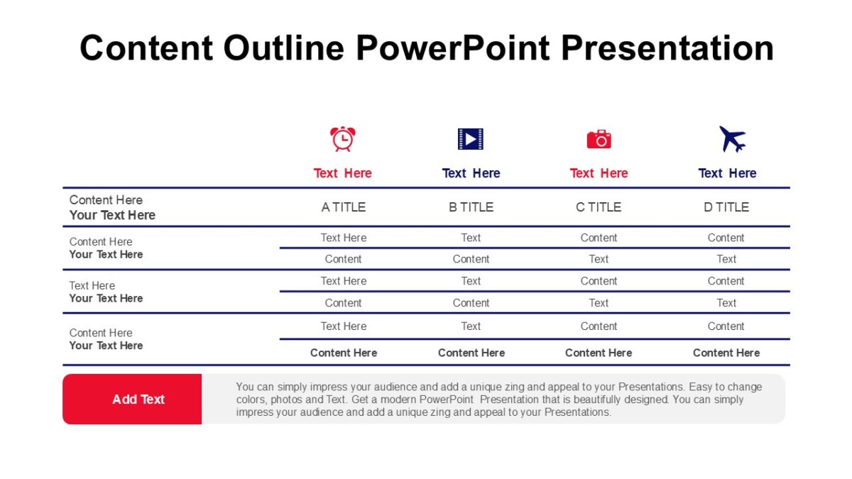 Content Outline PowerPoint Presentation - PPTUniverse