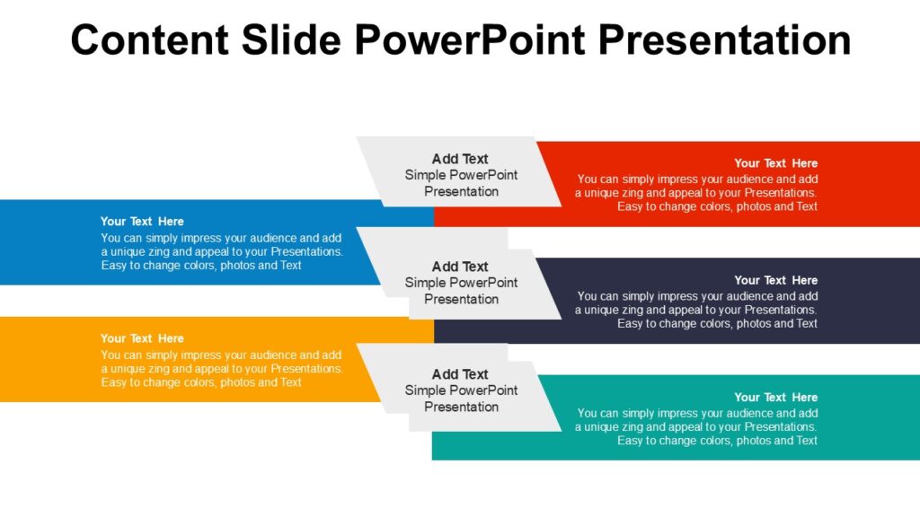 Content Slide PowerPoint Presentation : 100% Editable PPTx