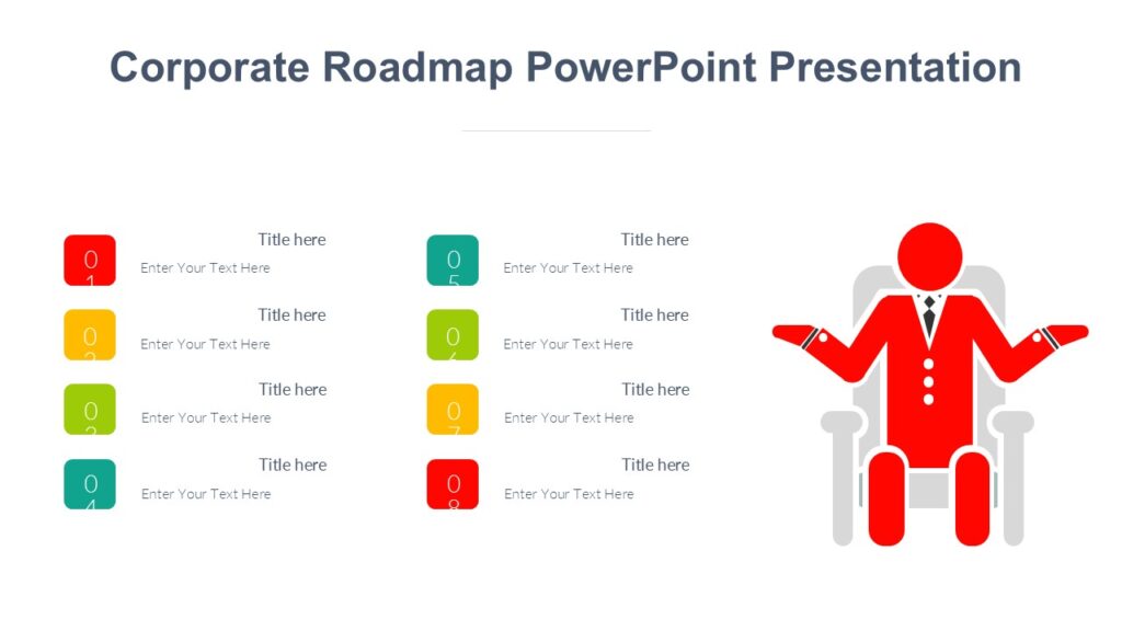 Corporate Roadmap PowerPoint Presentation : 100% Editable PPTx