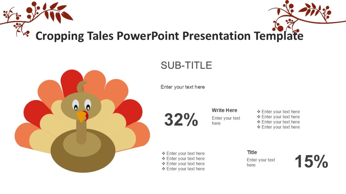 Cropping Tales PowerPoint Presentation Template : 100% Editable PPTx