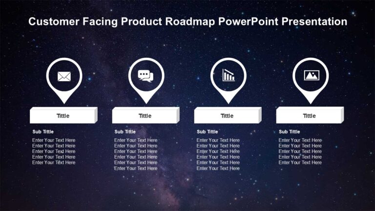Customer Facing Product Roadmap PowerPoint Presentation - PPTUniverse