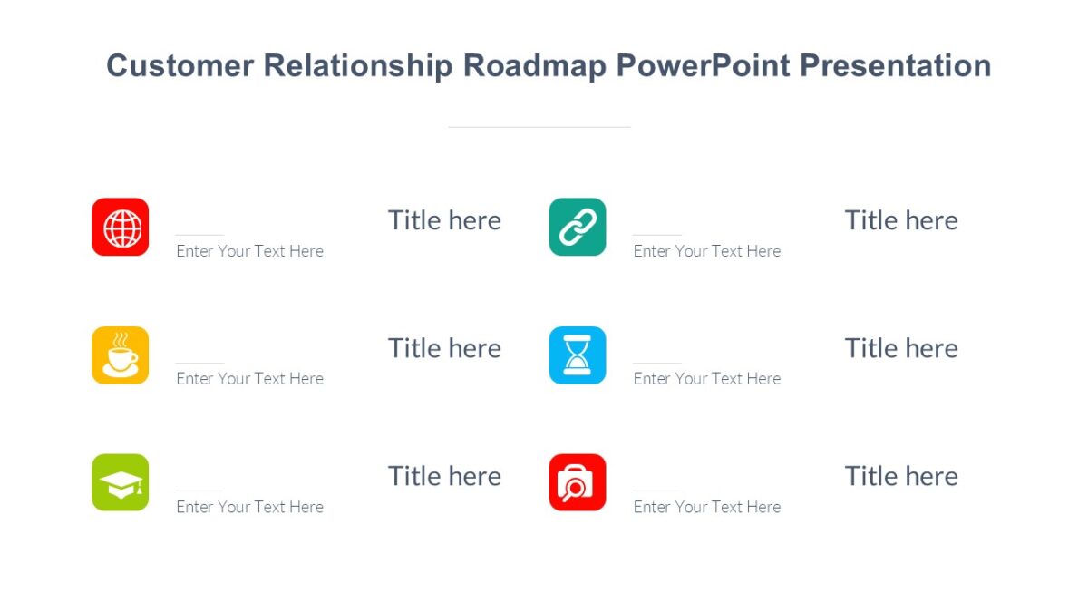 Customer Relationship Roadmap PowerPoint Presentation : 100% Editable PPTx