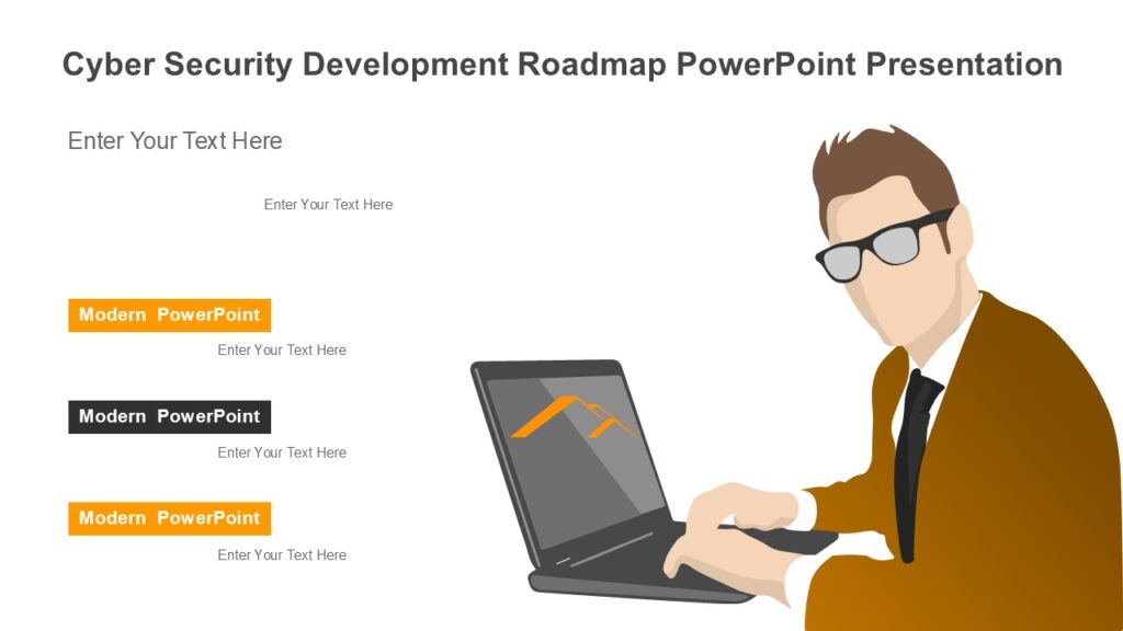 Cyber Security Development Roadmap PowerPoint Presentation : 100% ...