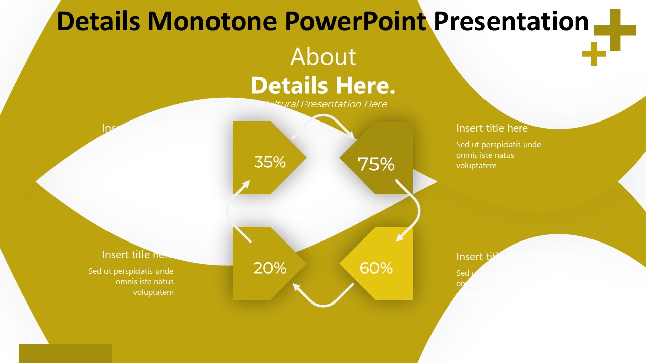Details Monotone PowerPoint Presentation - PPTUniverse