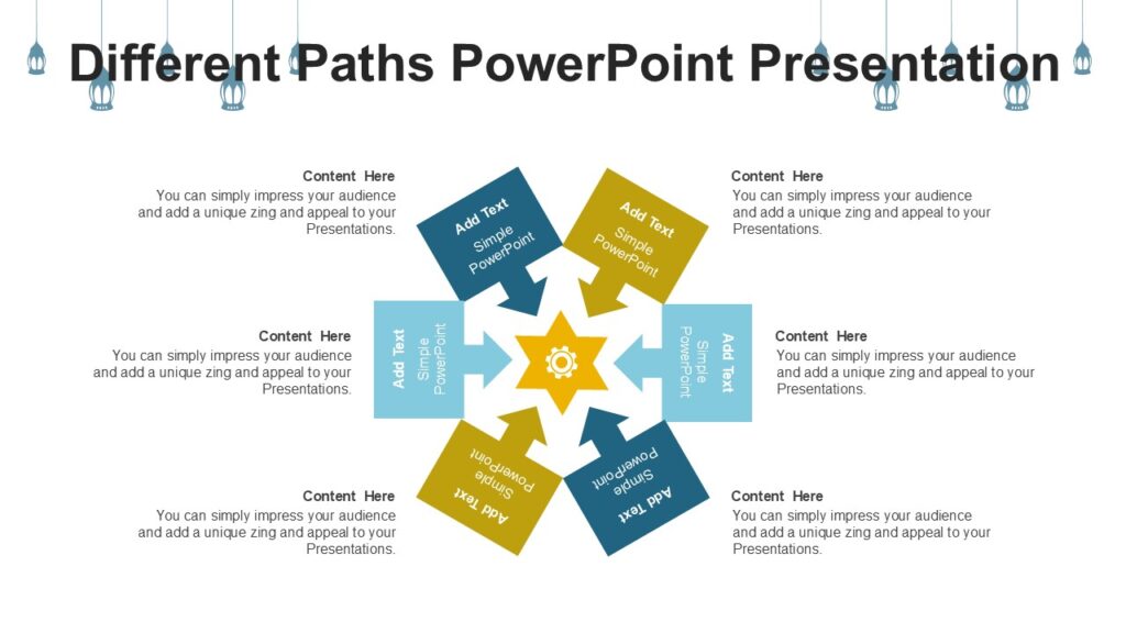 Different Paths PowerPoint Presentation - PPTUniverse