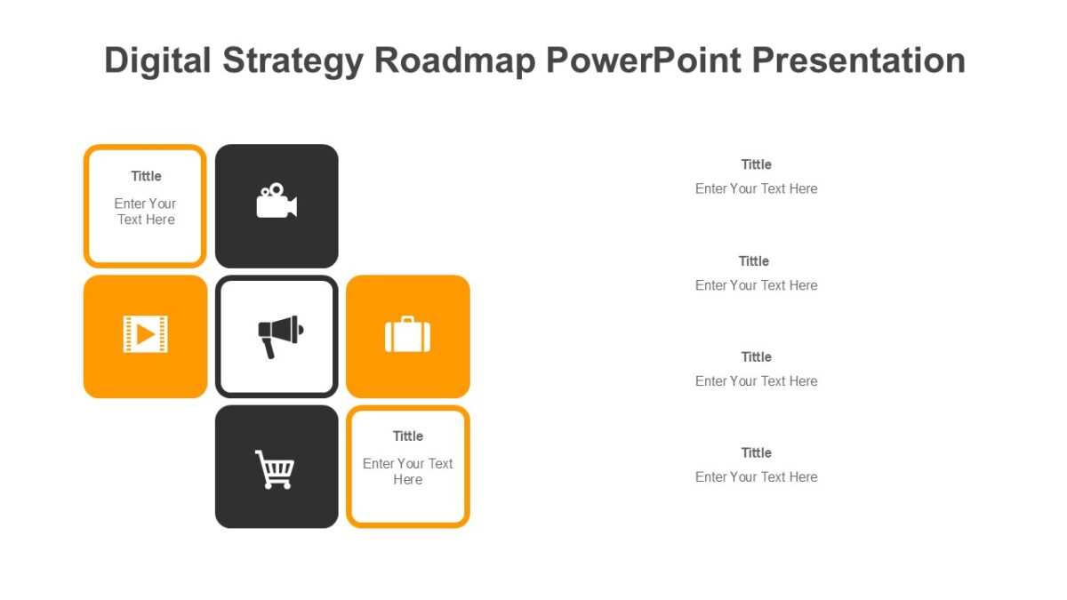 Digital Strategy Roadmap PowerPoint Presentation - PPTUniverse