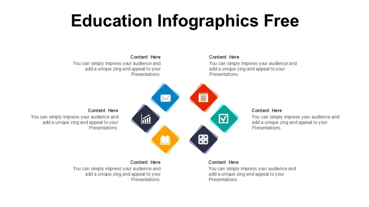 Education Infographics Free : 100% Editable PPTx