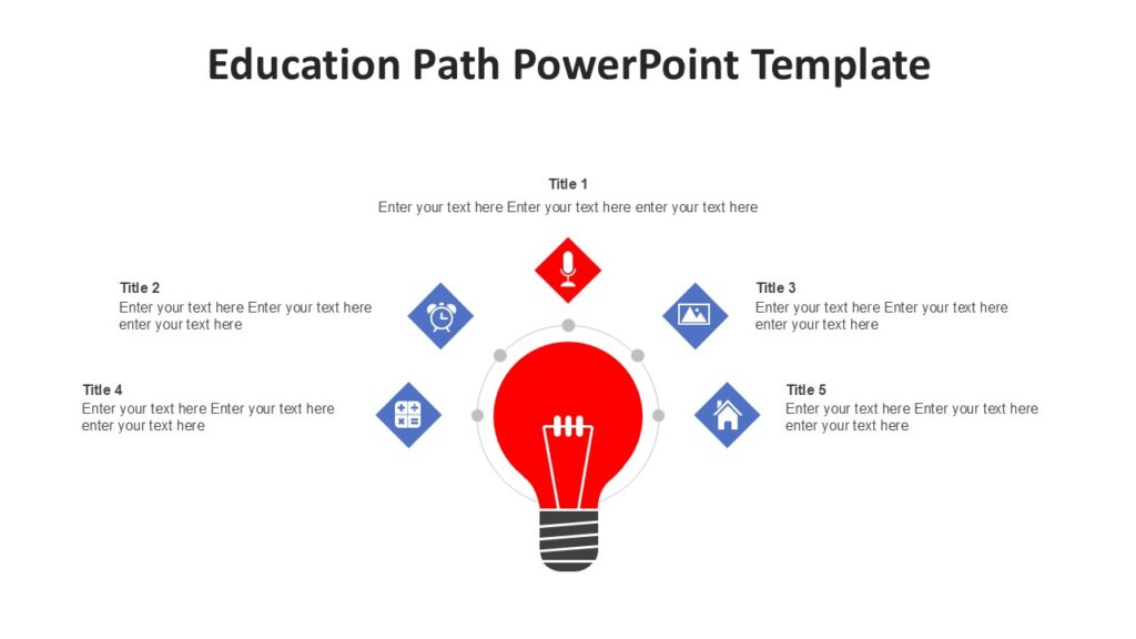 Education Path PowerPoint Template - PPTUniverse