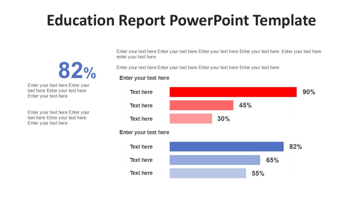 Education Report PowerPoint Template - PPTUniverse