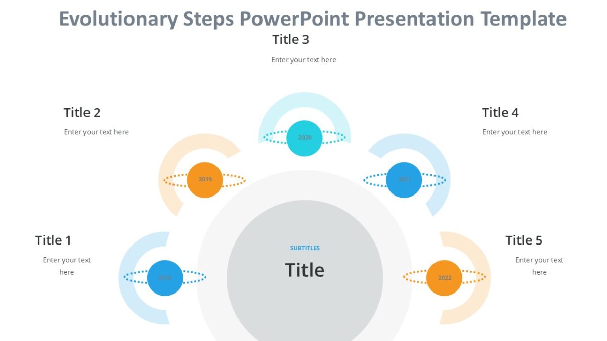 Evolutionary Steps PowerPoint Presentation Template - PPTUniverse