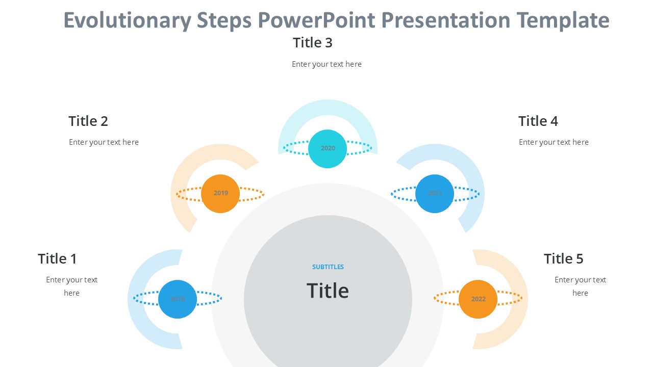 Evolutionary Steps Powerpoint Presentation Template Pptuniverse