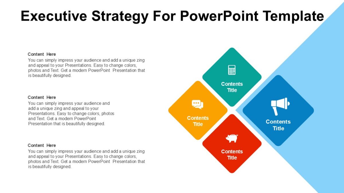 Executive Strategy For PowerPoint Template - PPTUniverse