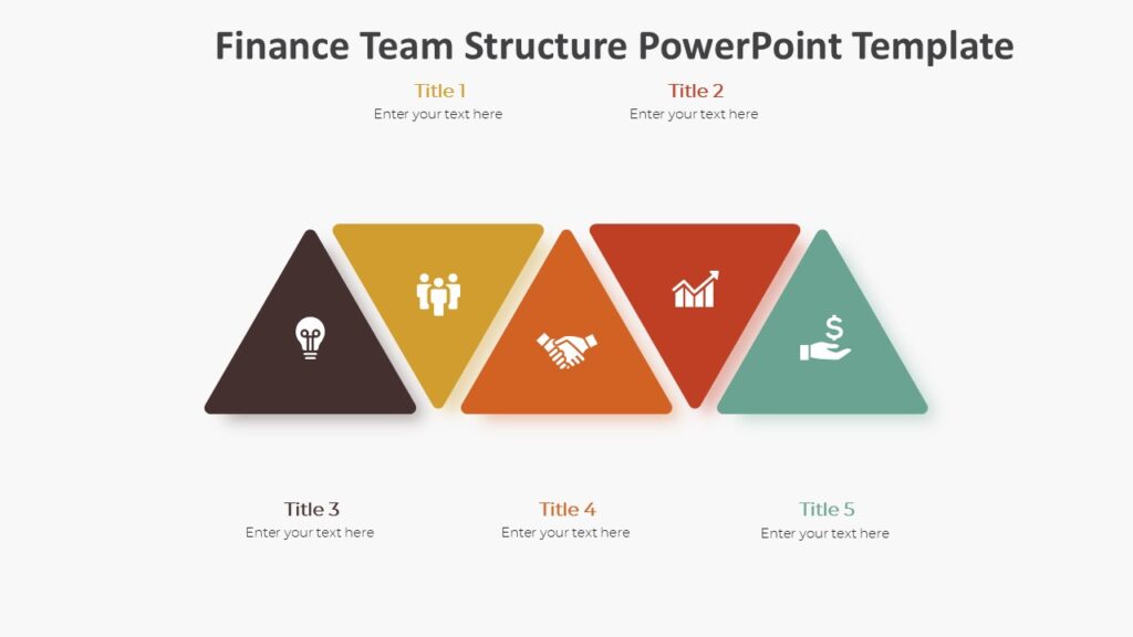 Finance Team Structure PowerPoint Template - PPTUniverse