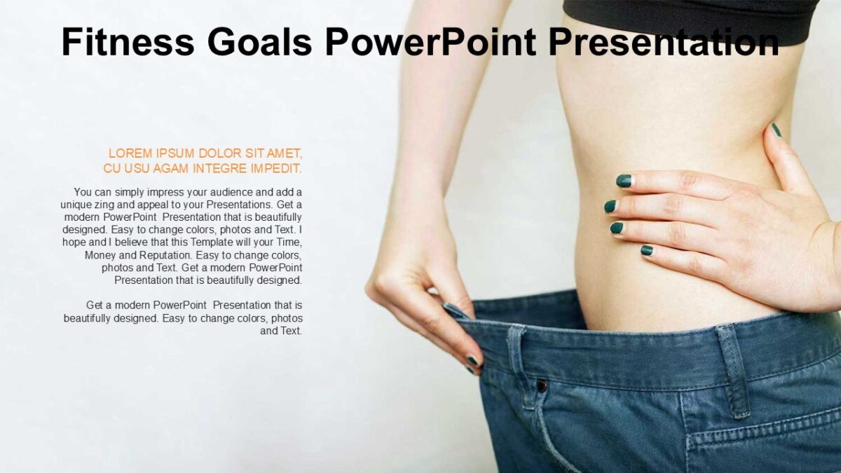 Fitness Goals PowerPoint Presentation - PPTUniverse