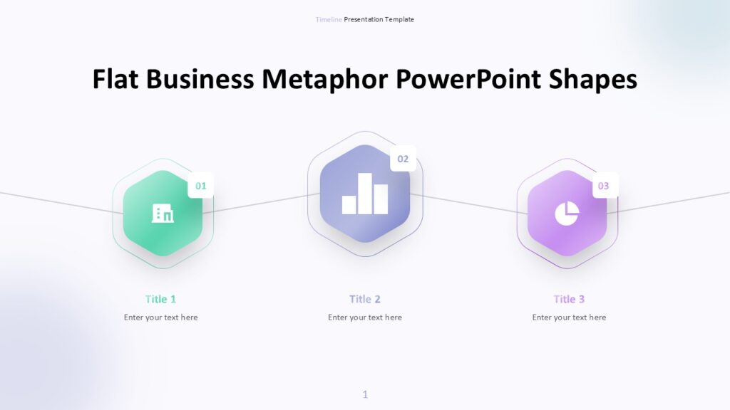 Flat Business Metaphor PowerPoint Shapes : 100% Editable PPTx