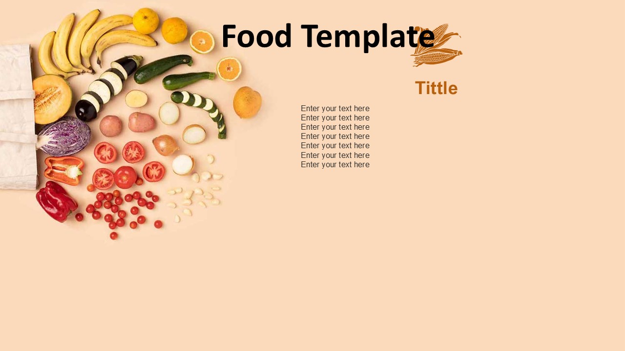 Food Template - PPTUniverse