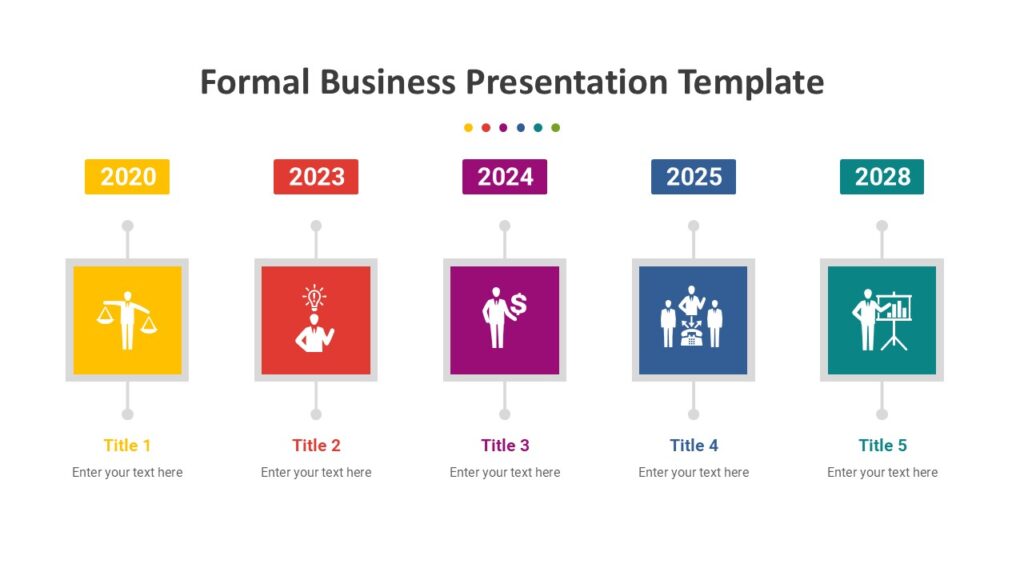 Formal Business Presentation Template - PPTUniverse