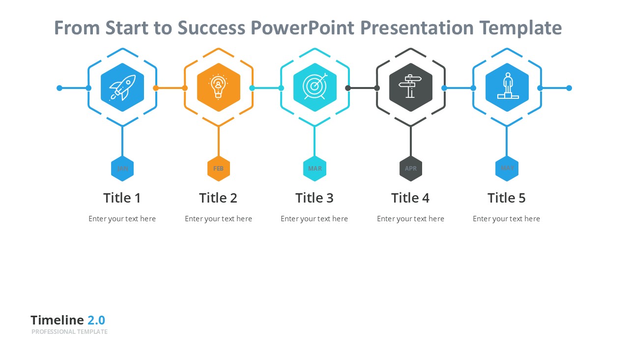 From Start to Success PowerPoint Presentation Template - PPTUniverse