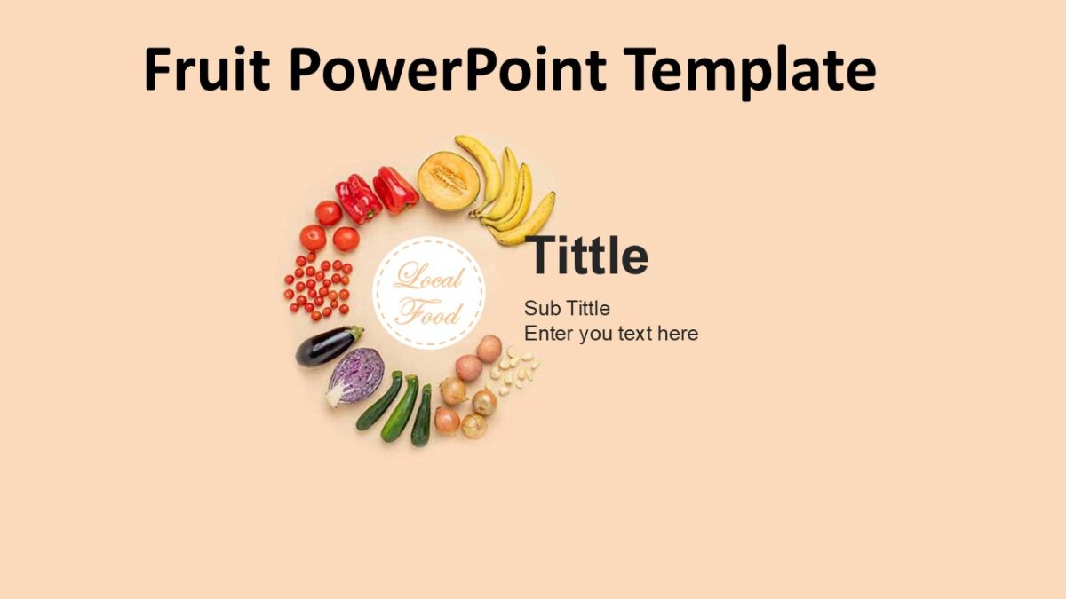 Fruit PowerPoint Template - PPTUniverse