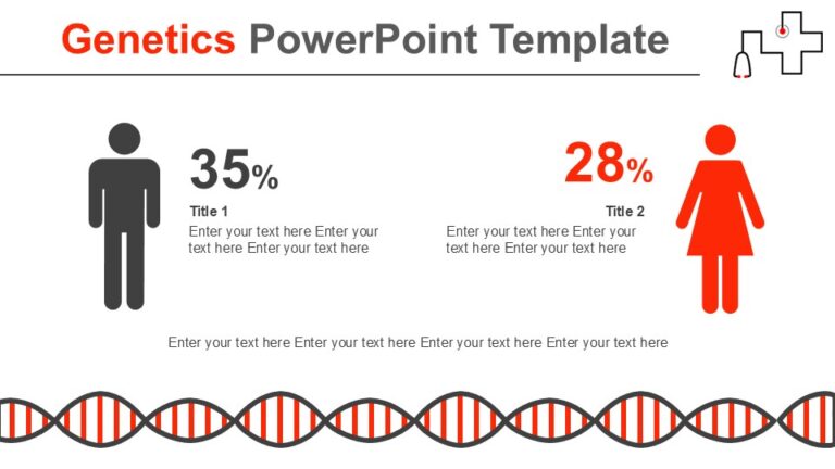 Genetics PowerPoint Template : 100% Editable PPTx