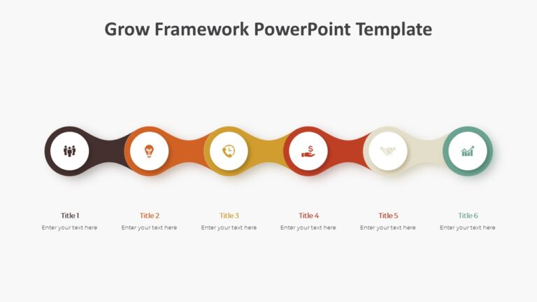 Grow Framework PowerPoint Template : 100% Editable PPTx
