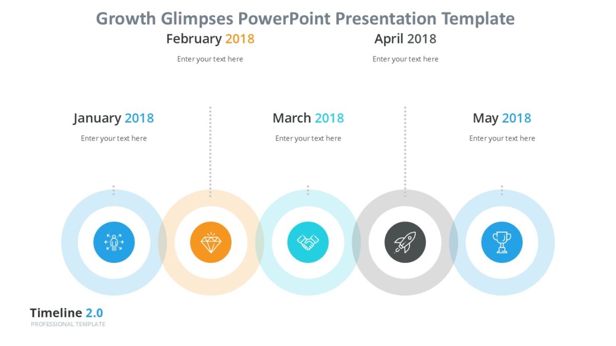 Growth Glimpses PowerPoint Presentation Template - PPTUniverse