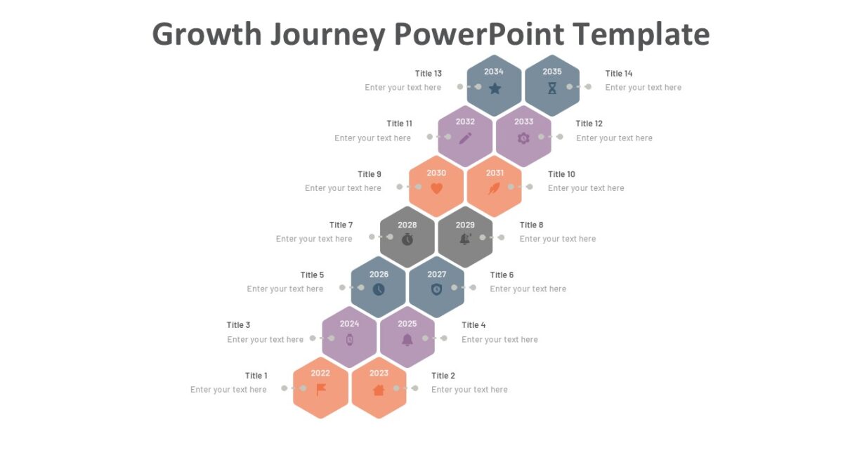 Growth Journey PowerPoint Template - PPTUniverse