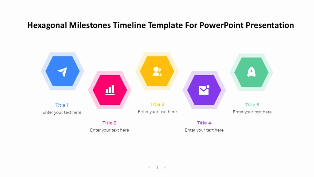 Hexagonal Milestones Timeline Template For PowerPoint Presentation ...