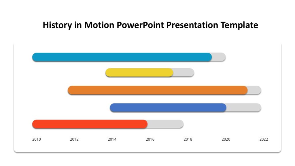 History in Motion PowerPoint Presentation Template - PPTUniverse