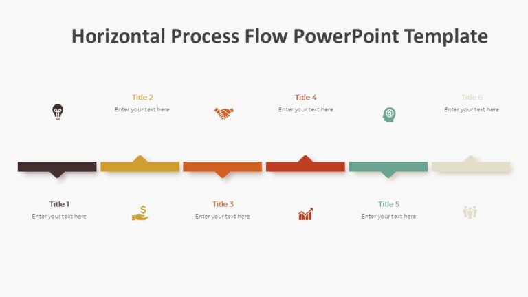 Horizontal Process Flow PowerPoint Template - PPTUniverse