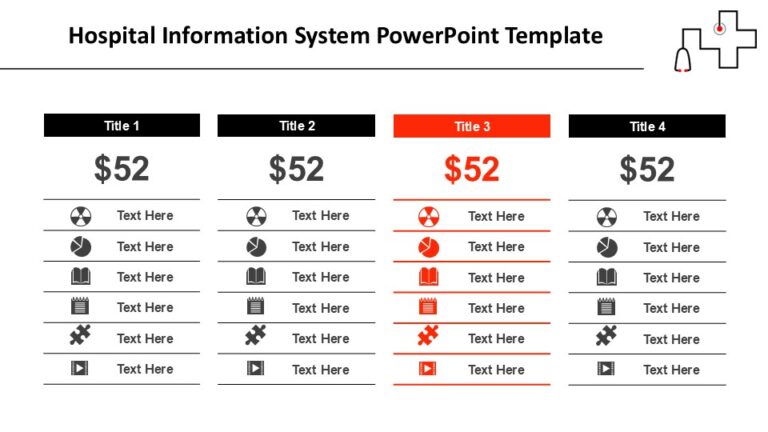 Hospital Information System PowerPoint Template : 100% Editable PPTx
