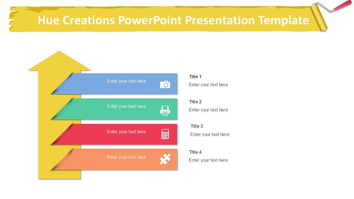Hue Creations PowerPoint Presentation Template : 100% Editable PPTx