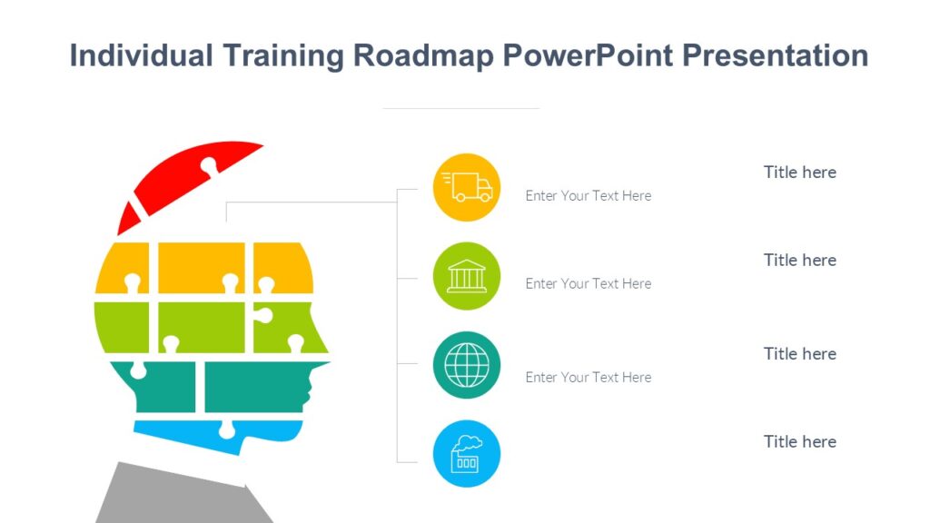 Individual Training Roadmap PowerPoint Presentation : 100% Editable PPTx