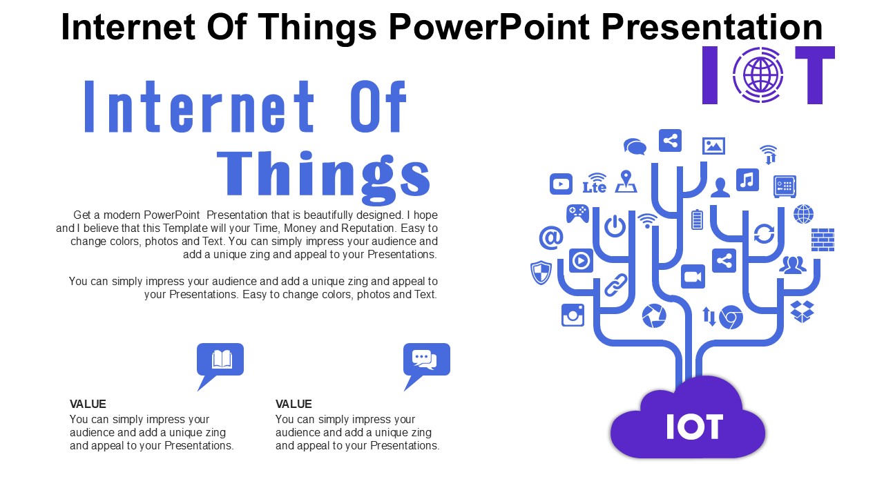 Internet Of Things PowerPoint Presentation - PPTUniverse