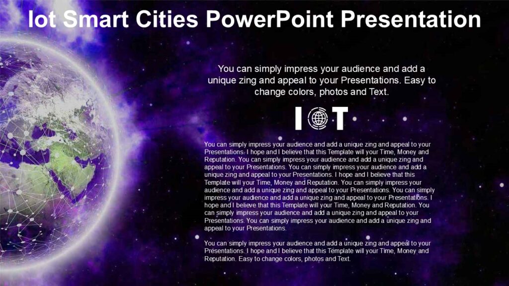 Iot Smart Cities PowerPoint Presentation - PPTUniverse